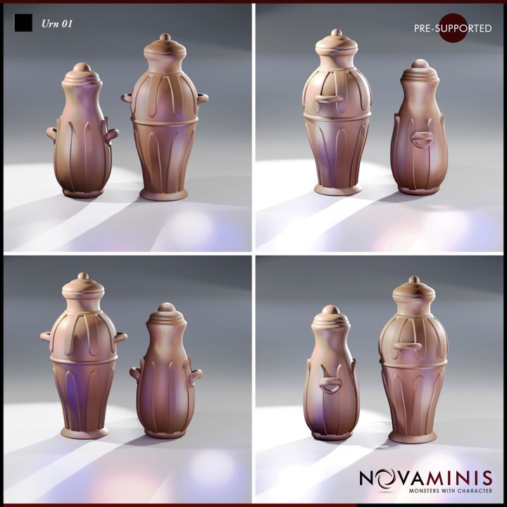 3D Printable Urn 01 by NovaMinis